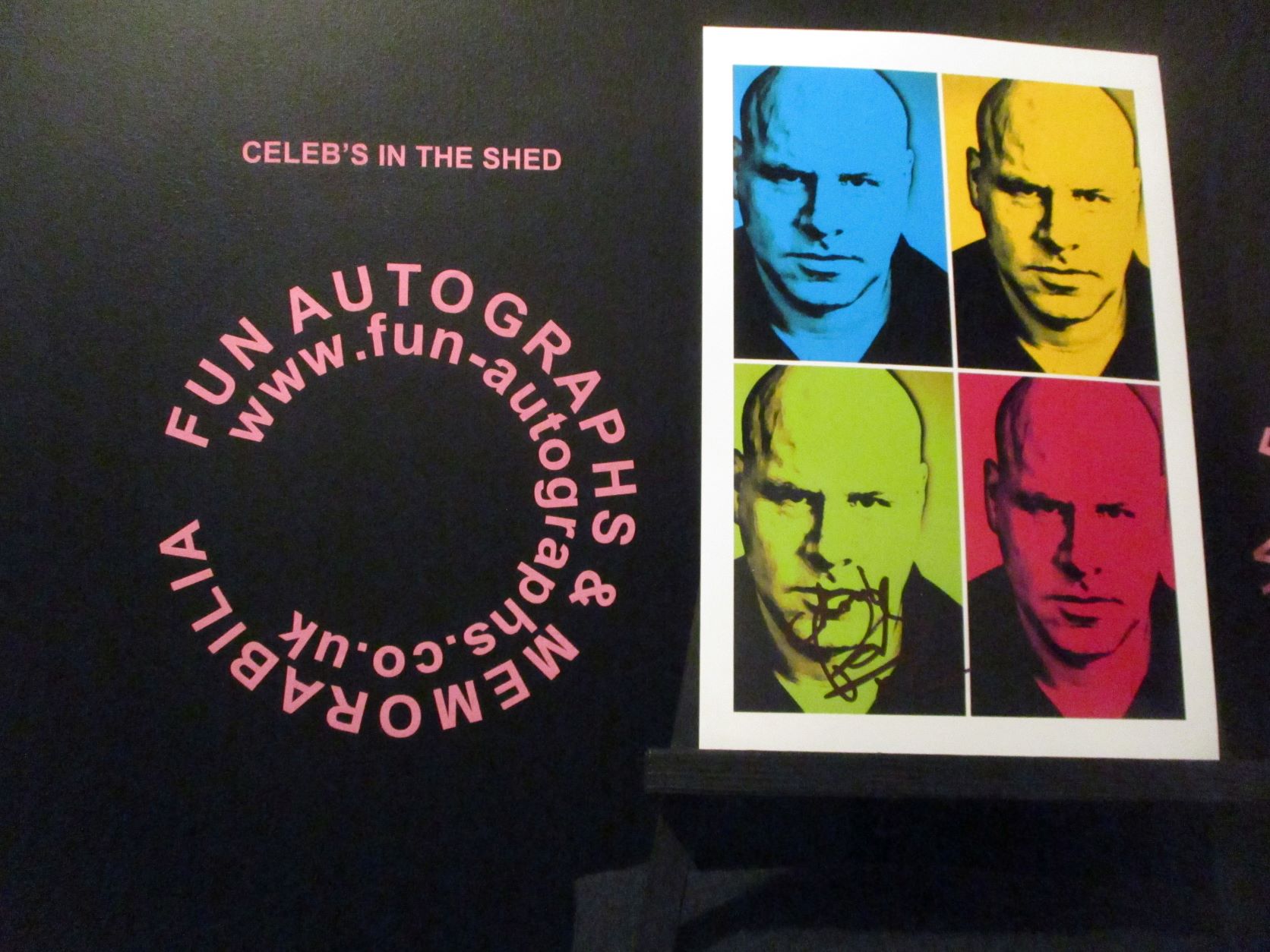 Authentic Autographed 10x8 Pop Art