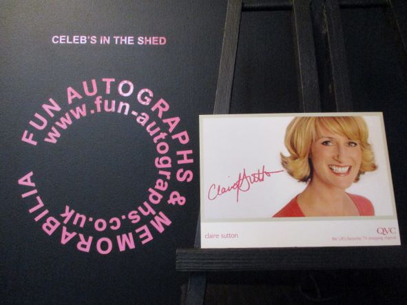 QVC Presenters Authentic Pre-Print Cast Cards