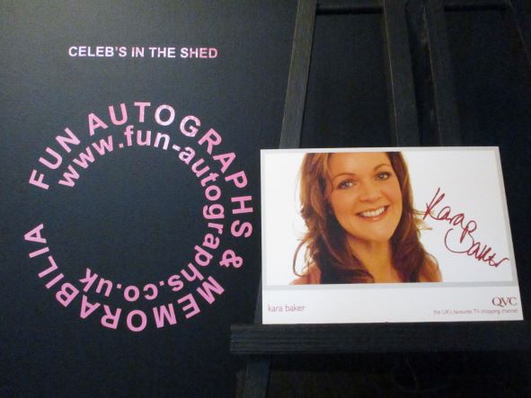 QVC Presenters Authentic Pre-Print Cast Cards